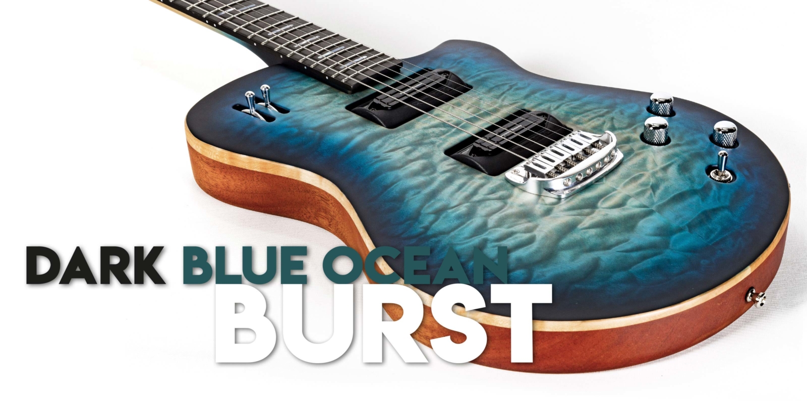 DARK BLUE OCEAN BURST 021 WILD CUSTOM GUITARS | gyrock — gyrock
